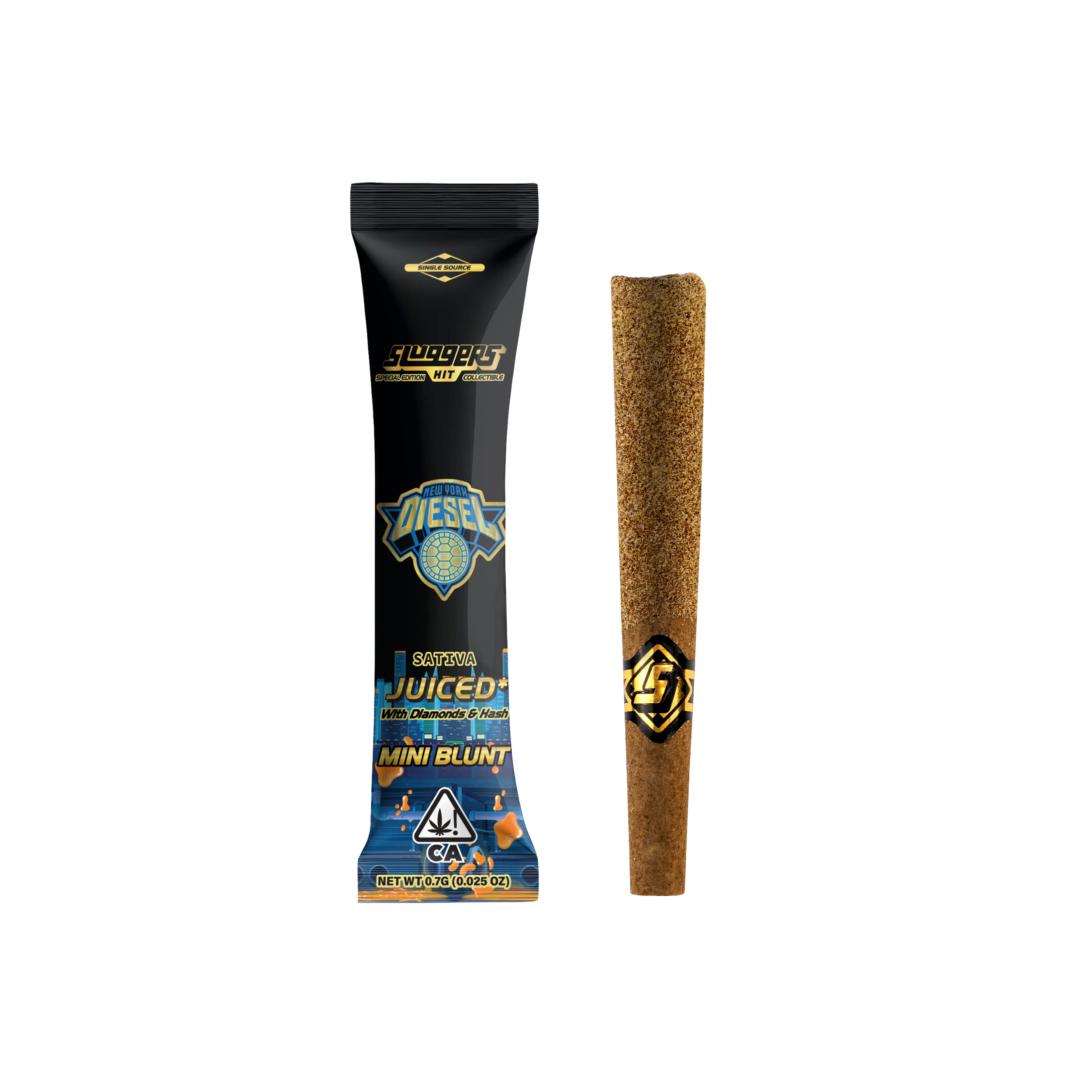 NYC Diesel Sativa JUICED* 1pk Mini Blunt