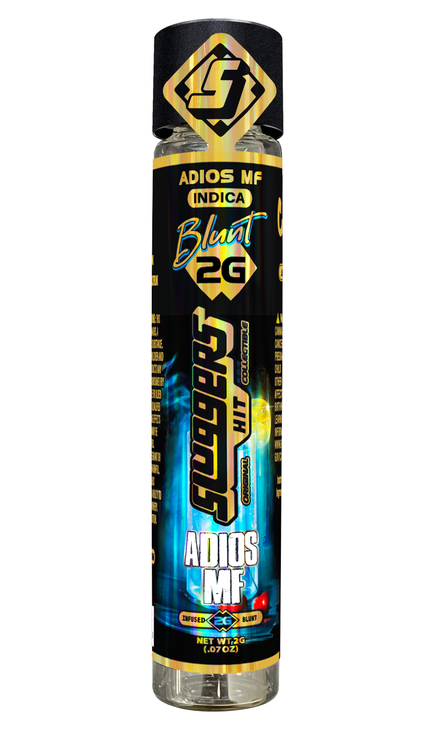 Adios MF 2g Indica Blunt – Sweet, Gassy, & Premium Experience Adios MF 2g Indica Blunt – Sweet, Gassy, & Premium Experience